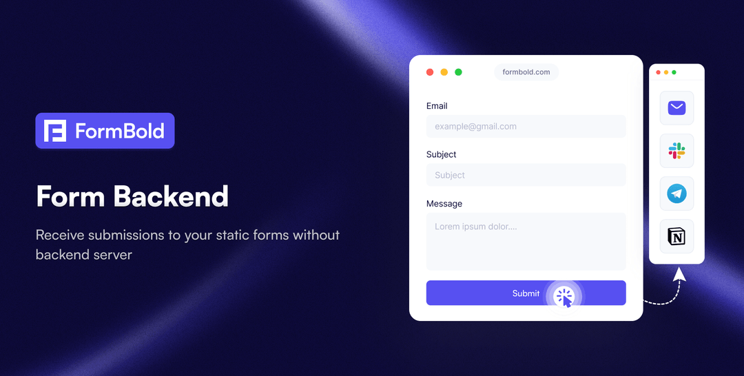 Free and Powerful Form Backend | Formbold
