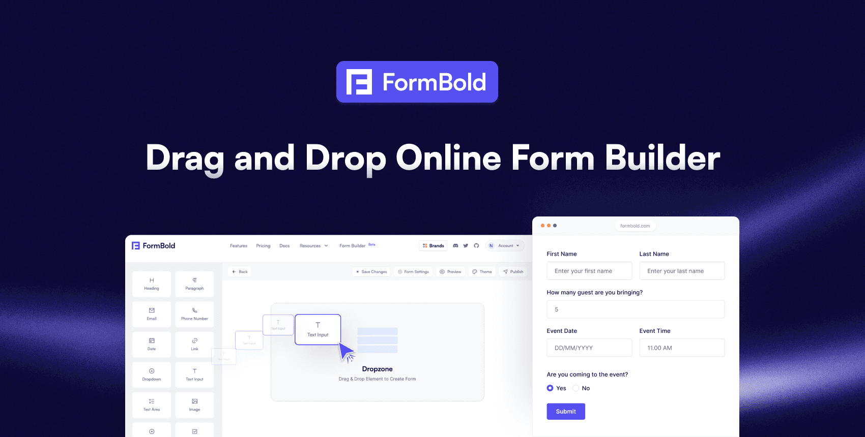 Free Form API, Builder and Backend - Complete Web Form Solution | FormBold