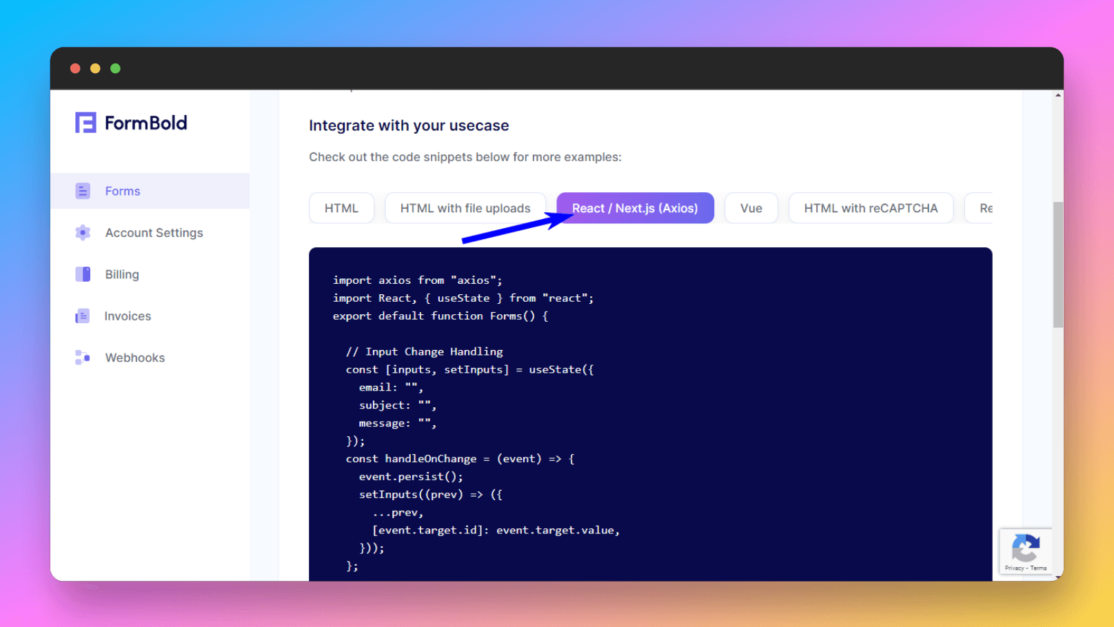 Adding A Contact Form To Your React And Nextjs Project A Step By Step Guide Frombold